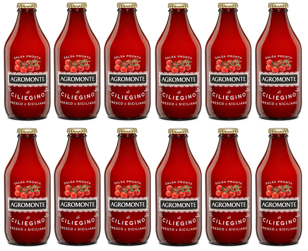 12x Agromonte Salsa Pronta di Pomodorino Ciliegino Fertige Kirschtomat ...