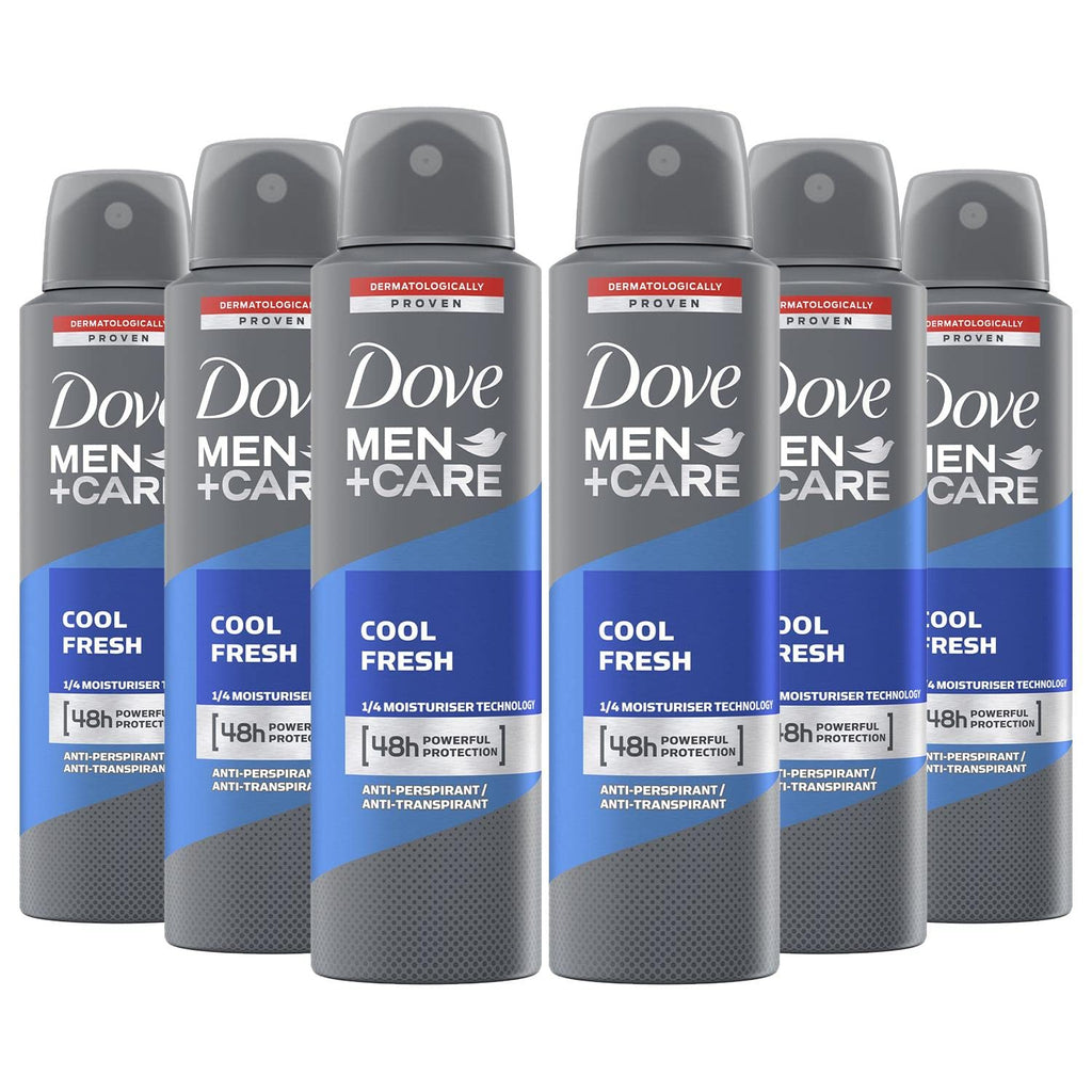 Dove Men + Care Cool Fresh Spray Deodorant & Anti-Transpirant, 150 ml ...