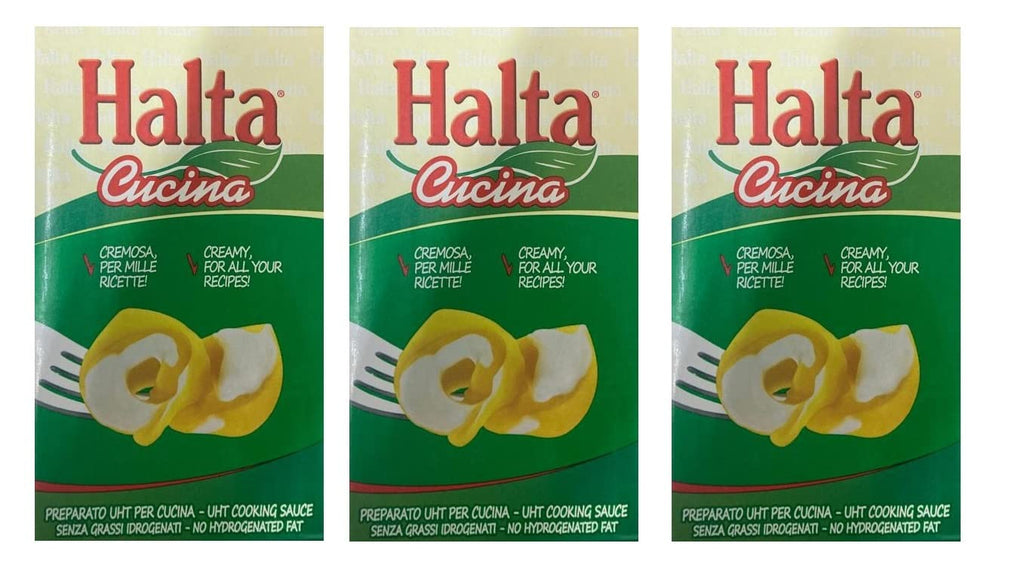 3x Halta Cucina Preparato Alimentare UHT per Cucina Cremige Zubereitun ...