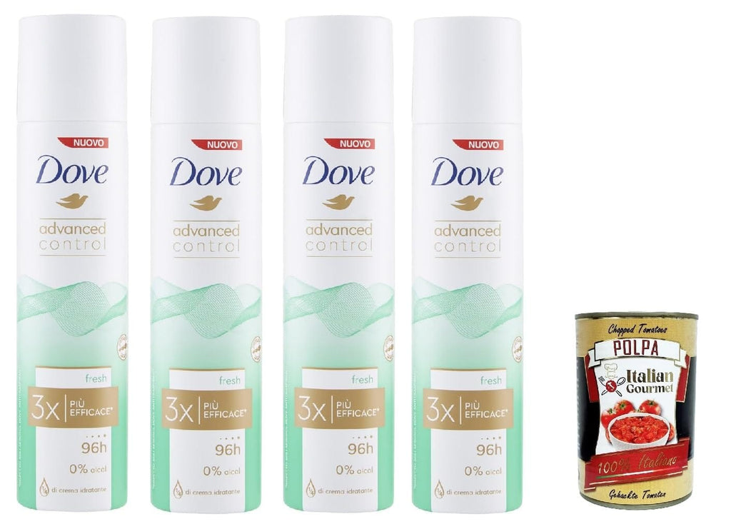 Dove Advanced Control Fresh Deodorante Spray 0% Alkohol, 96h Schutz De ...