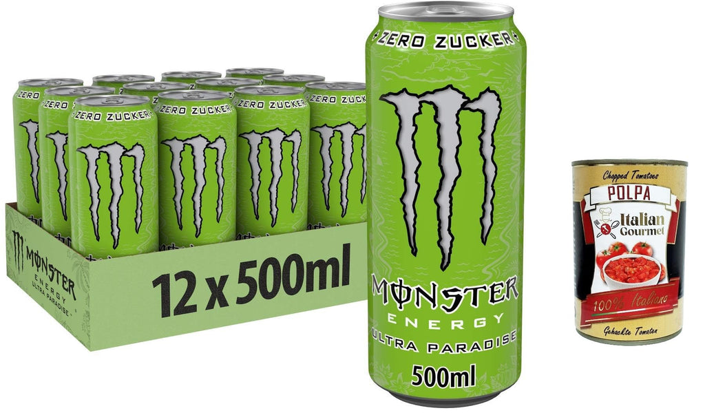 24x Monster Energy Ultra Paradise - koffeinhaltiger Energy Drink mit K ...
