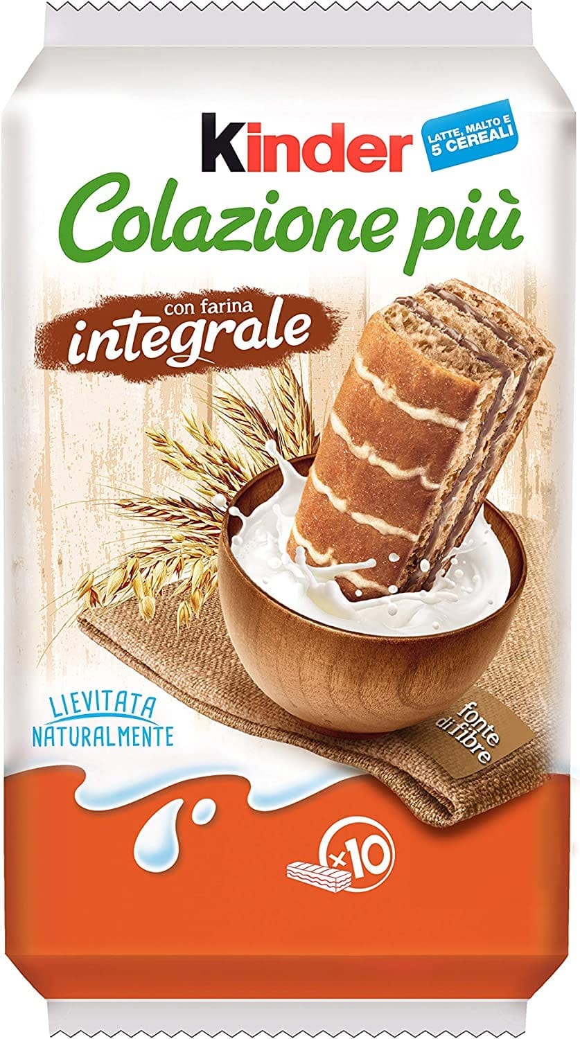 3x Kinder Colazione Più Merendine, con Farina Integrale, 290g – Italian ...
