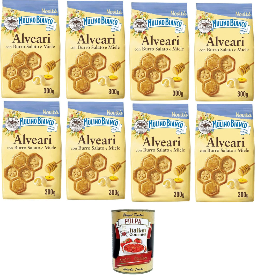 Mulino Bianco- Alveari, Biscotti con Burro salato e Miele Kekse mit ge ...