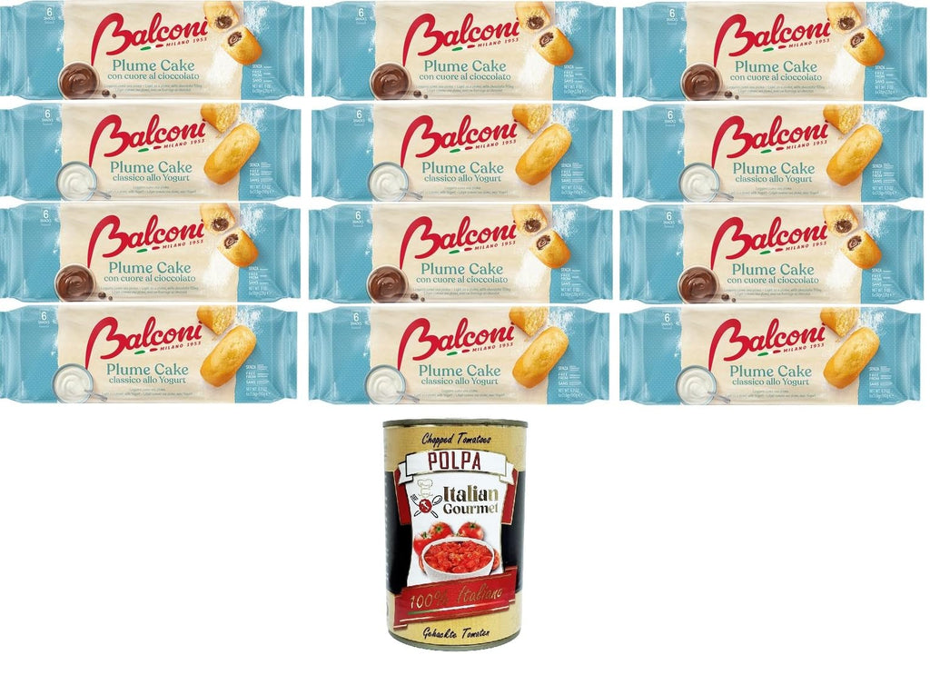 Balconi Testpalet Plume Cake Classico con Yogurt, con Cuore di Cioccol ...