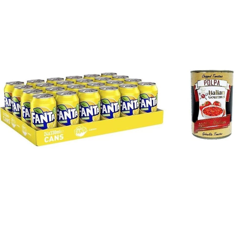24x Fanta Lemon 330ml + Italian Gourmet polpa 400g