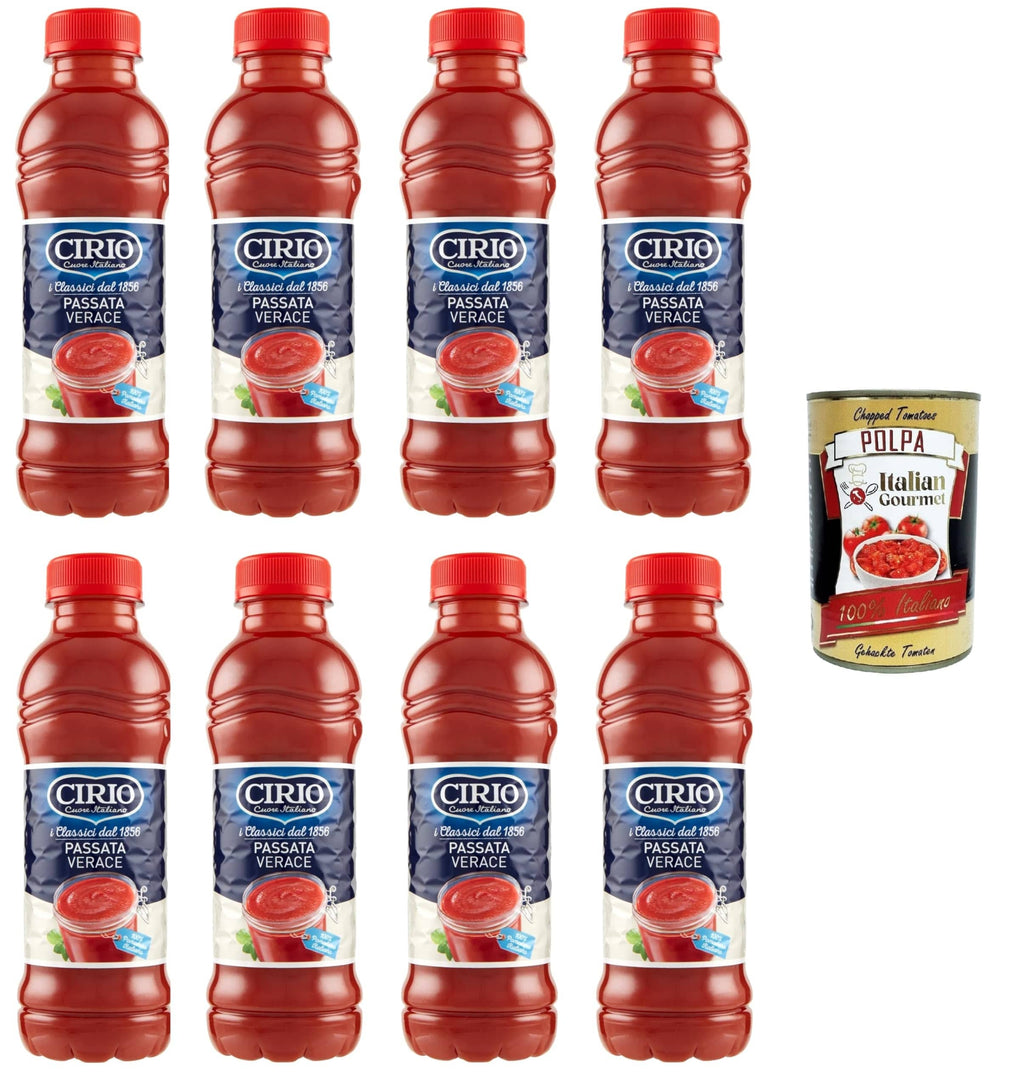 Cirio Passata Verace Tomatensauce Tomaten, kochsauce Pet 8x540gr + Ita ...