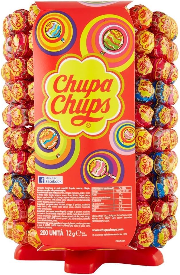 Chupa Chups Lollipop Wheel, verschiedene Lutschergeschmacksrichtungen ...