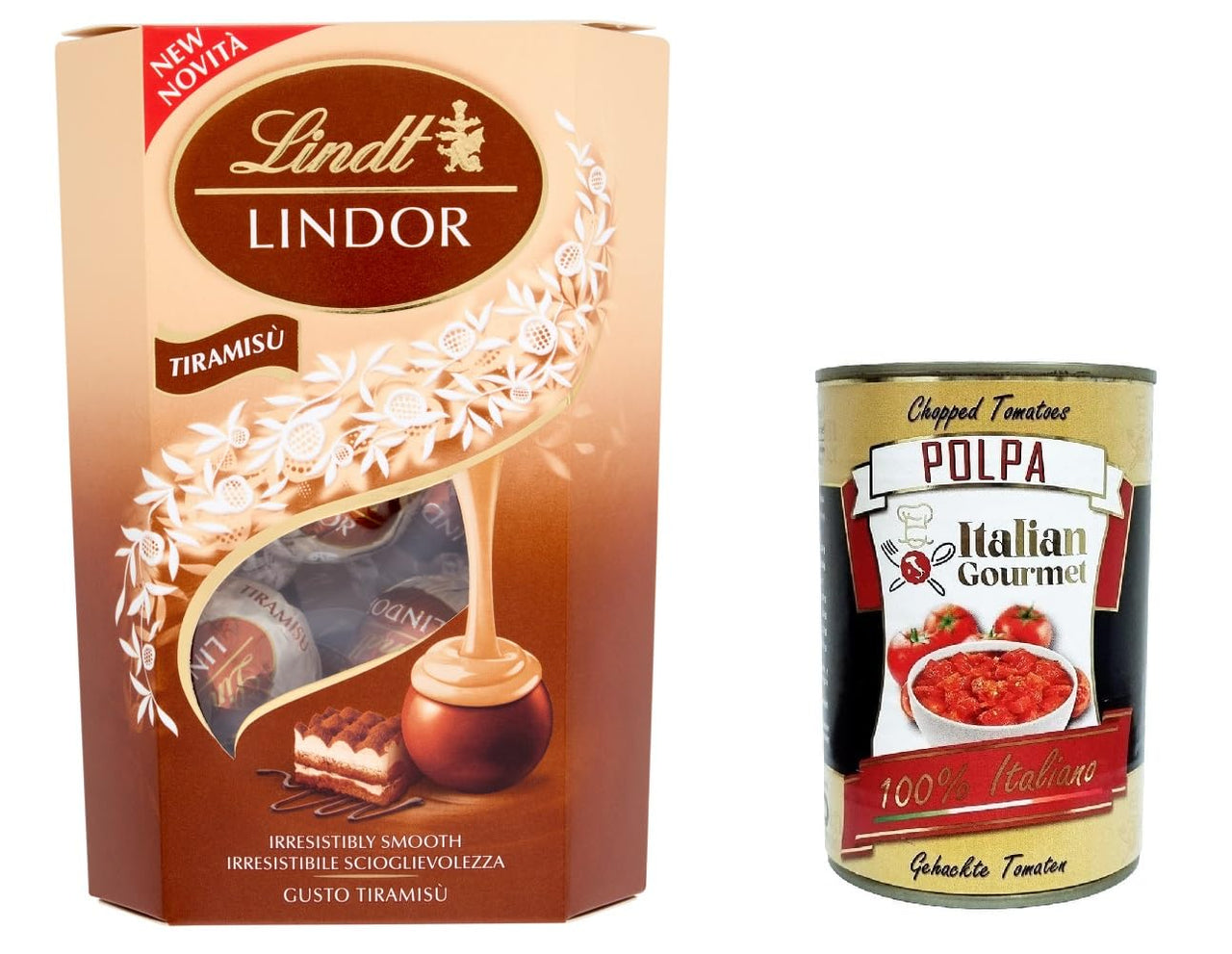 Lindor Pralinen Tiramisu 200 g+ Italian Gourmet Polpa di Pomodoro 400g