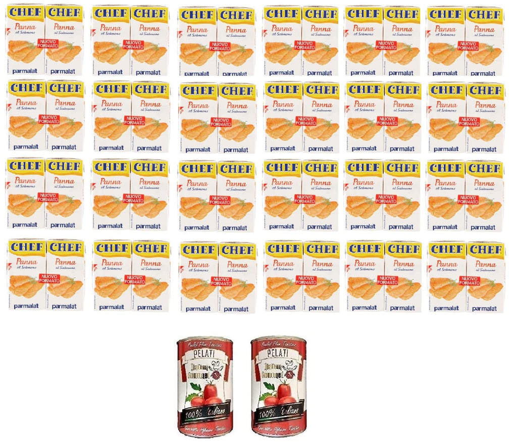 24x Parmalat Panna Chef al Salmone Sahne Kochcreme creme mit Lachs 2x1 ...