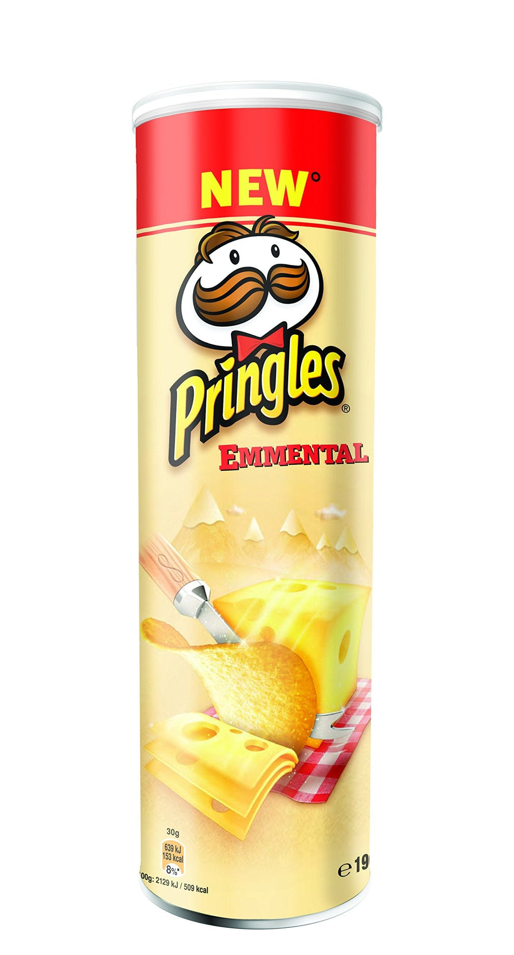 Pringles Emmental 1x190g | Original italienisch Snack – Italian Gourmet