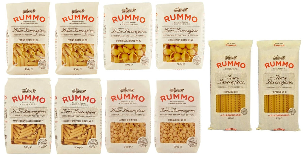 10er-Pack Testpaket Rummo Pasta Maccheroncelli - Penne Rigate - Conchi ...