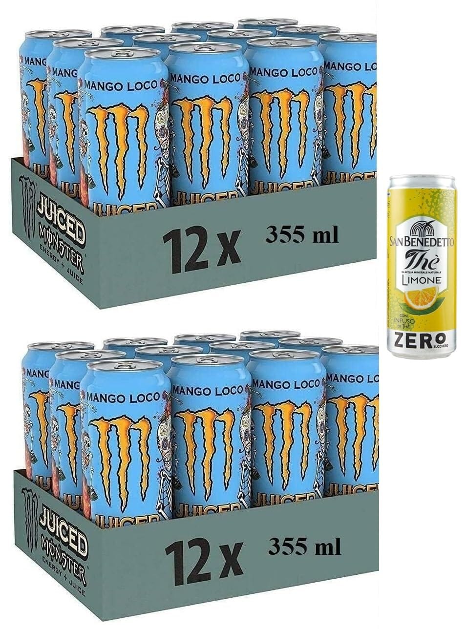 24er-Pack Monster Mango Loco Energy Drink,Erfrischender alkoholfreier ...