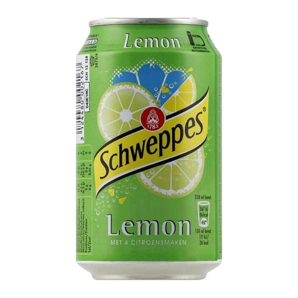 Schweppes Lemon 33cl (pack de 24) – Italian Gourmet